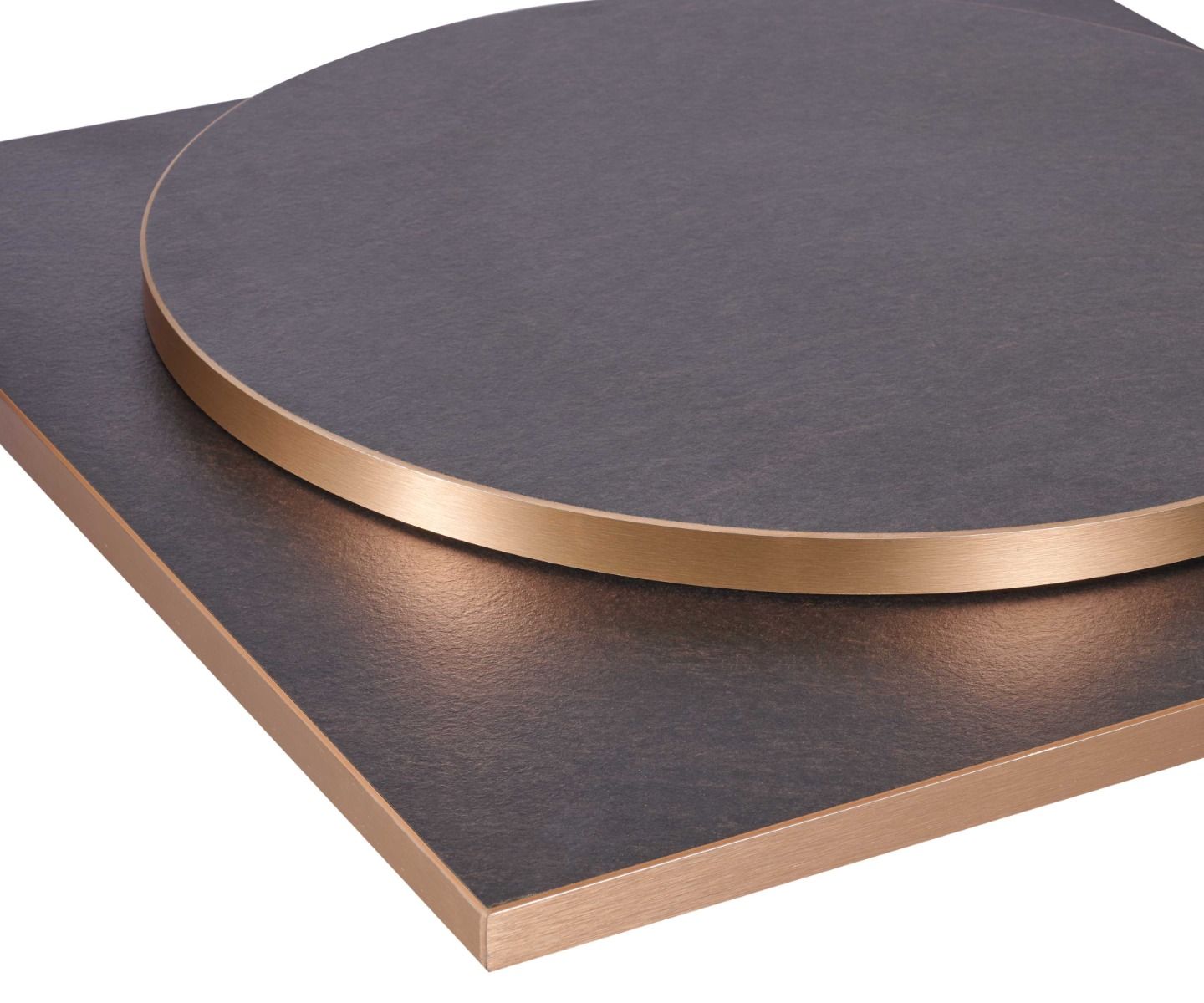 Cupria Slate - Copper edge Laminate Restaurant Table Top - 25mm ...